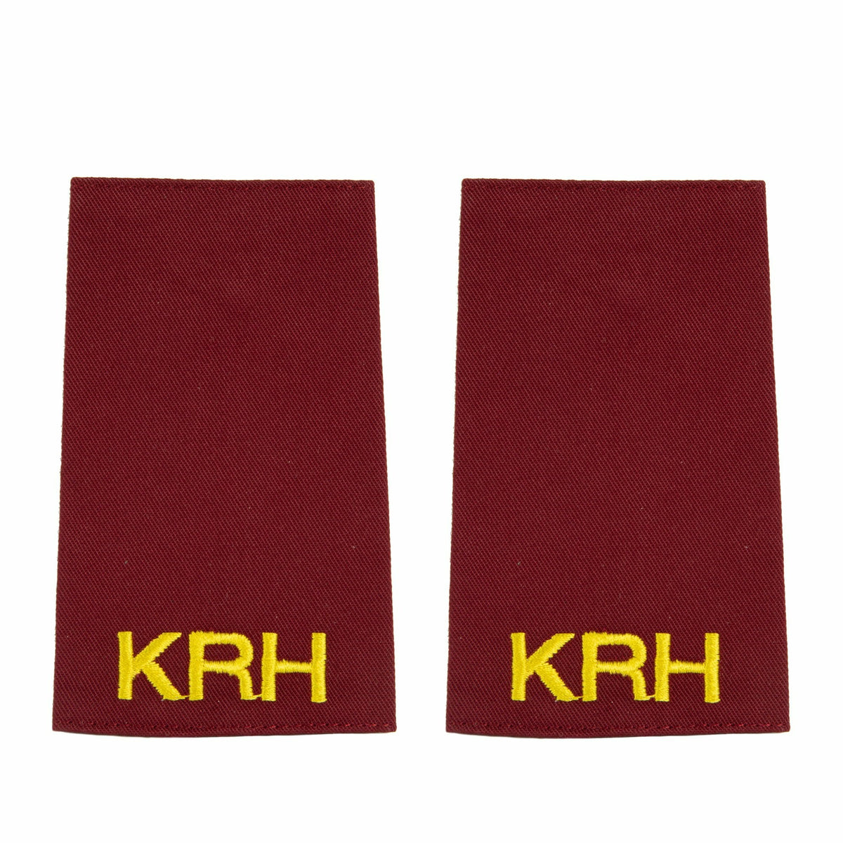 R/Slide - KRH - Crimson - Yellow Emb - Turn & Sewn – KRH Direct